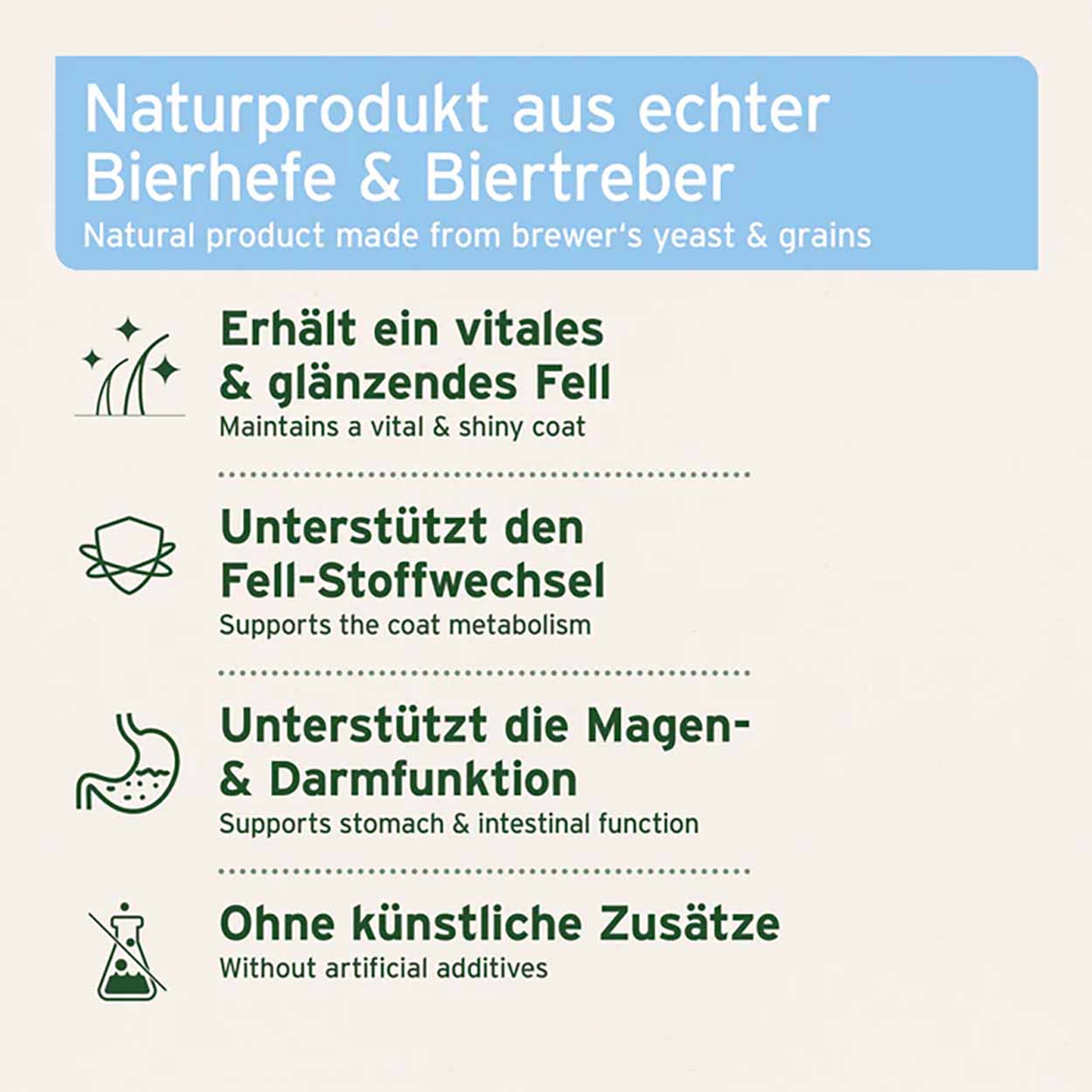 AniForte Pferd Bierhefe BT 5kg | Verdauungssystem | fuetternundfit.de