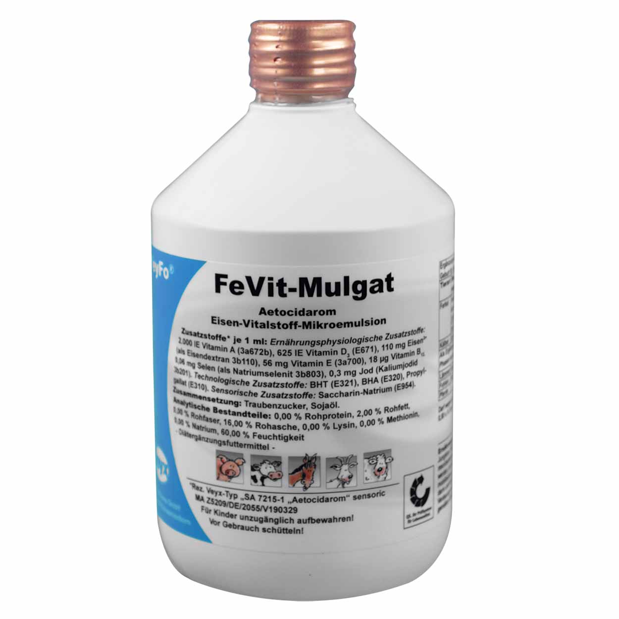 Veyx VeyFo FeVit-Mulgat 500ml Eisen und Vitamine zum Eingeben