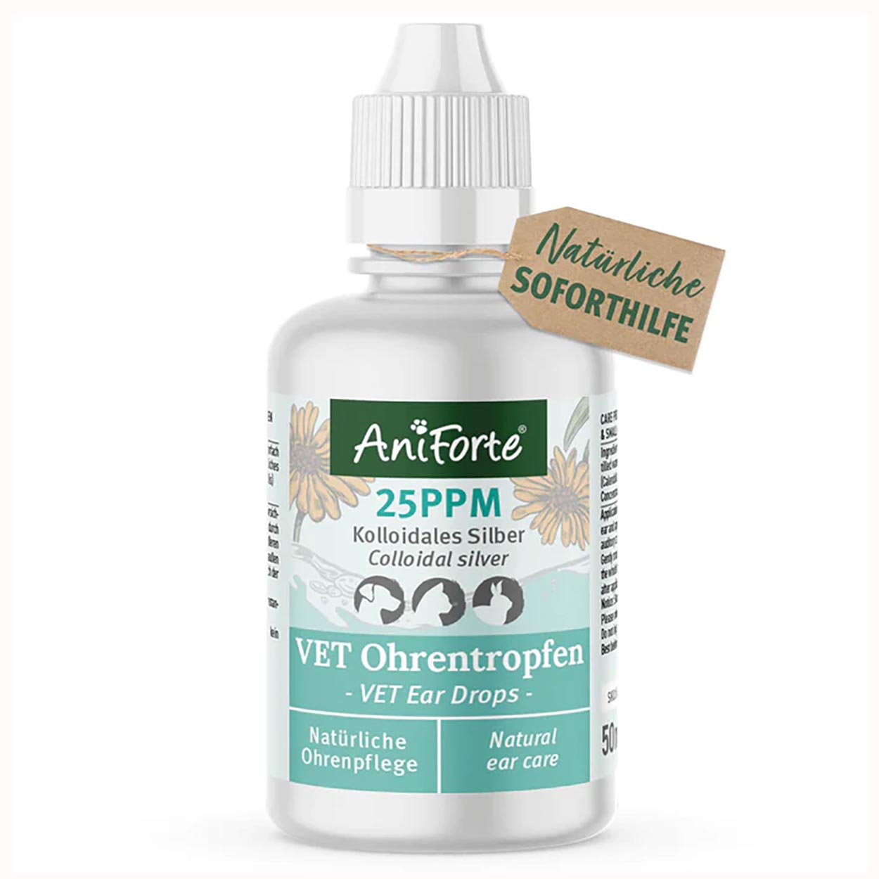 AniForte Vet Ohrentropfen 50 ml | Ohrenpflege | fuetternundfit.de