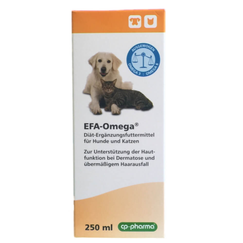 EFA-Omega, für einen gesunden Hautstoffwechsel unseres Hundes