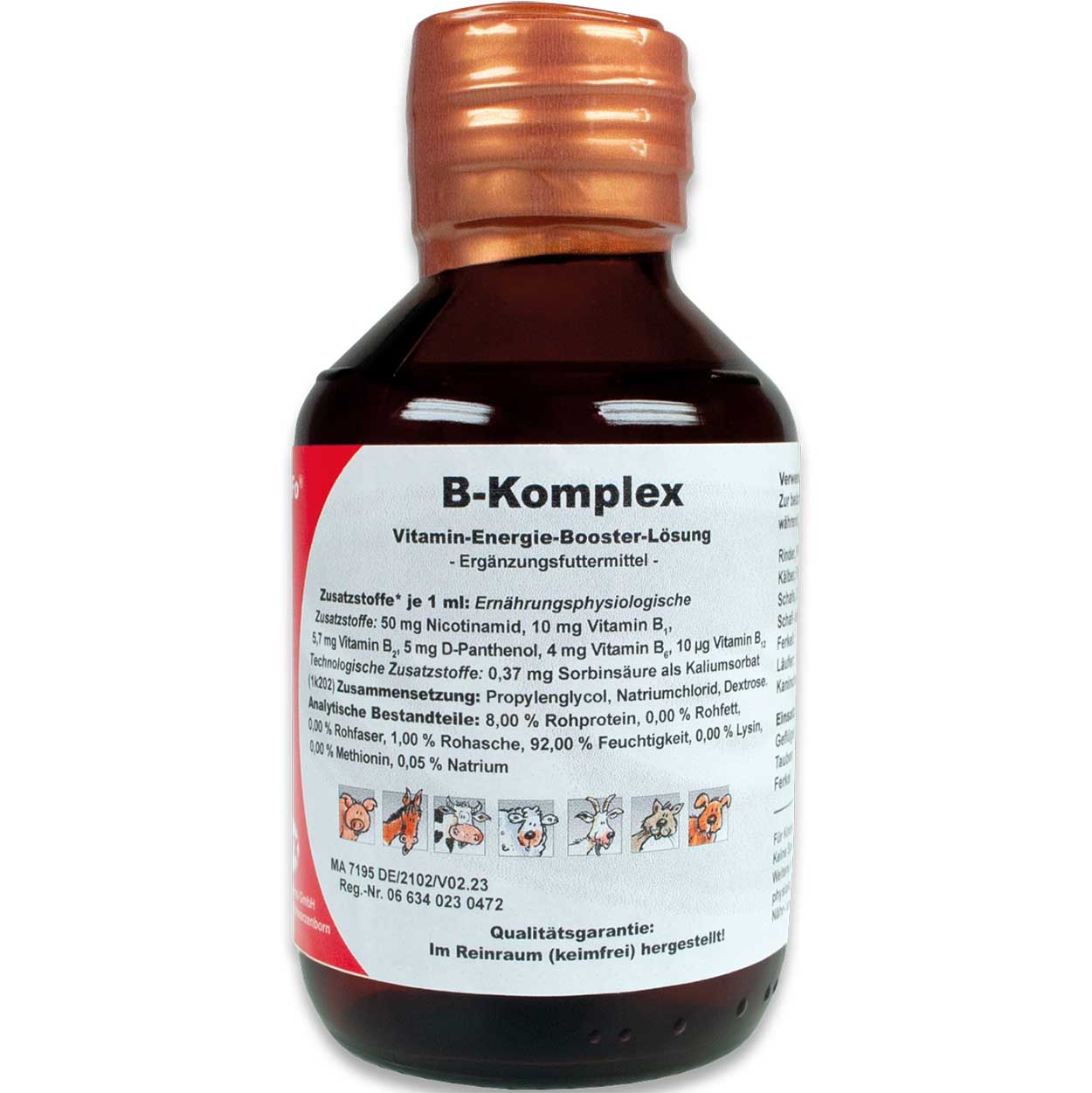Vitamin B-Komplex Veyfo von veyx 100ml | Vitamine für Tiere