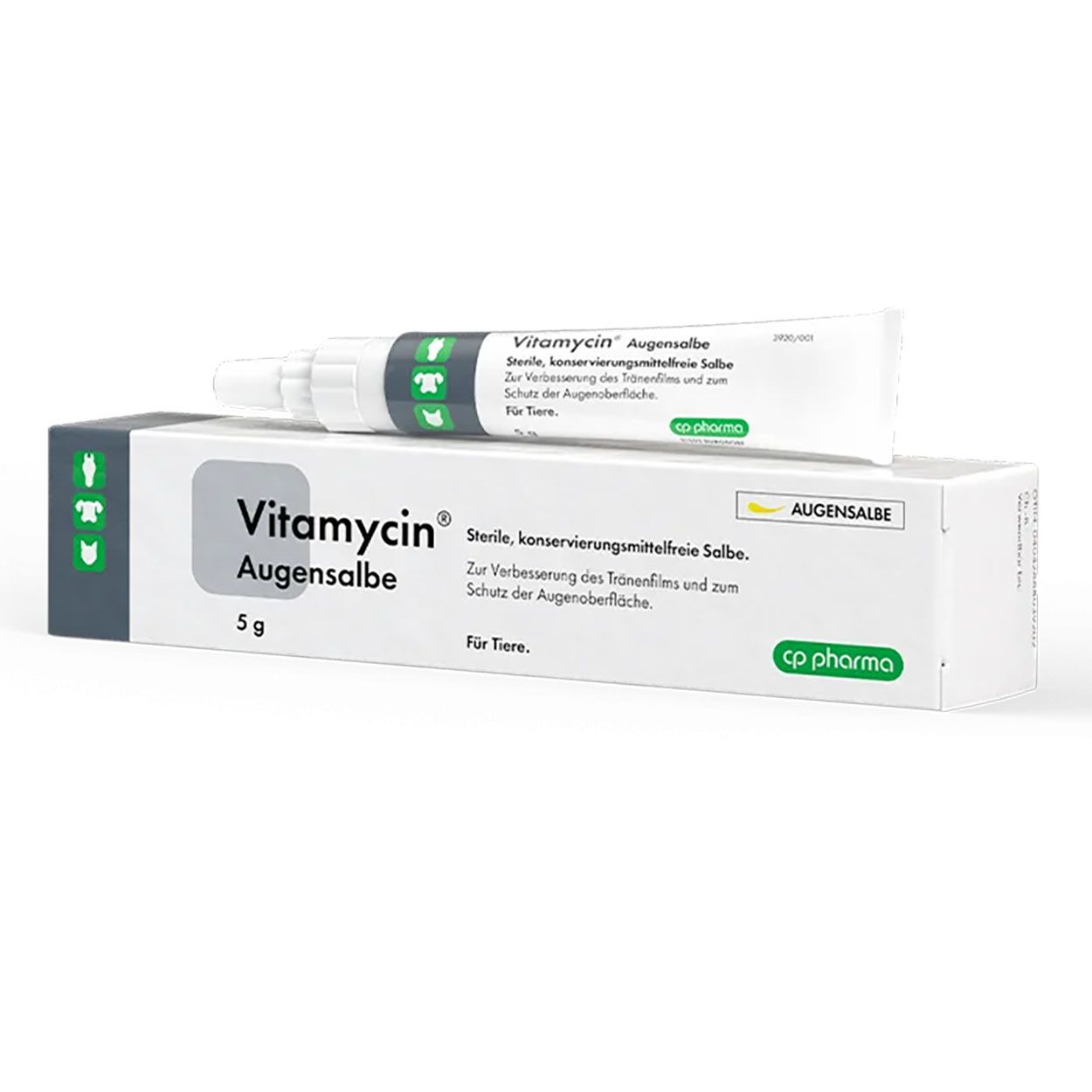 Vitamycin Augensalbe neu und preiswert bestellen | Augenpflege Hund